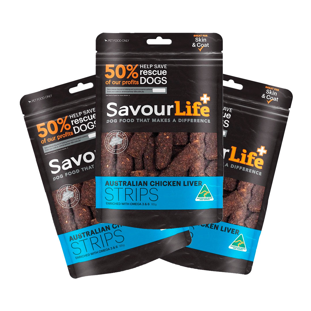 Savour Life Chicken Liver Strips 165g – Pet Savers